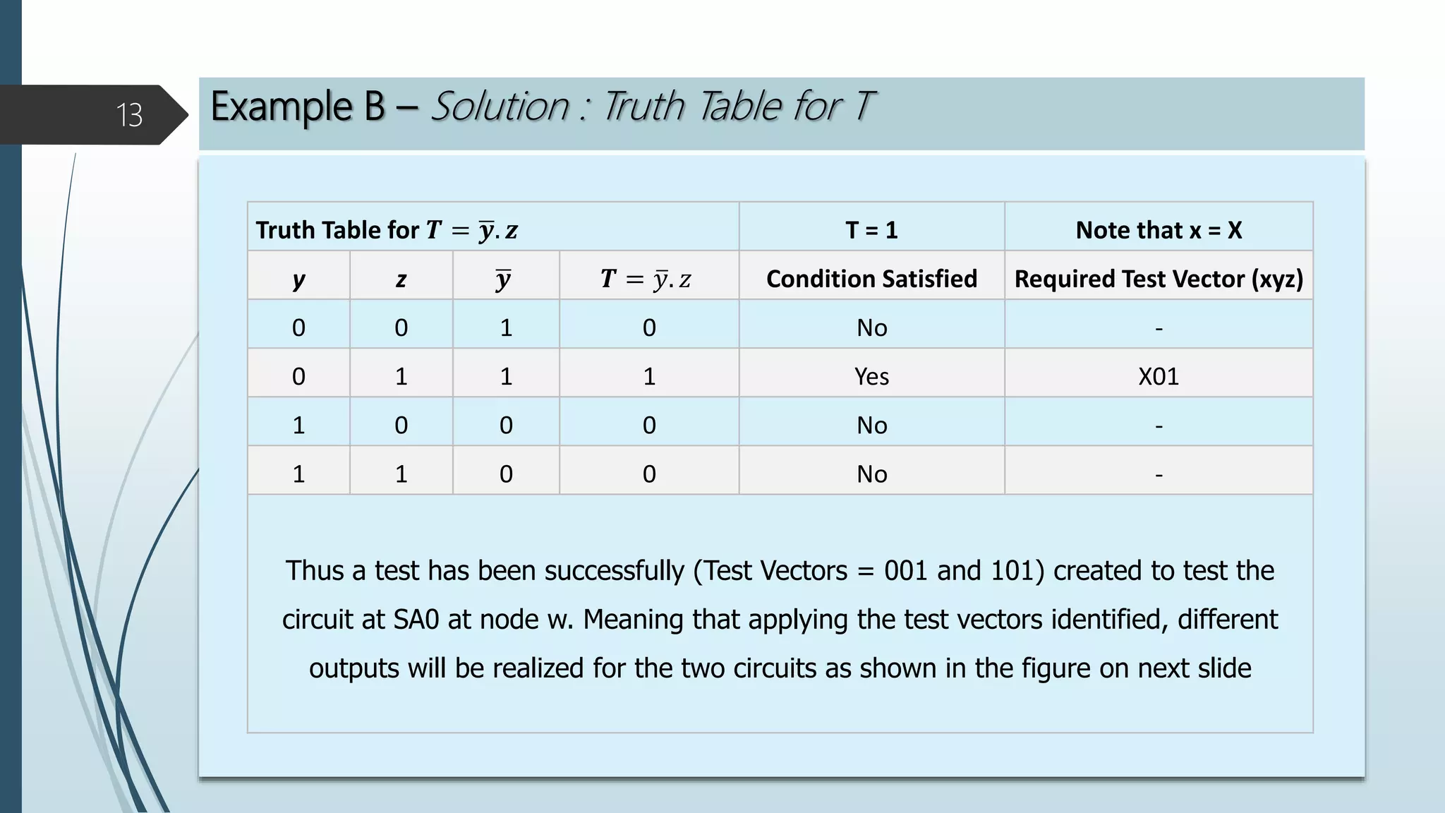 Boolean Difference Examples Ppt