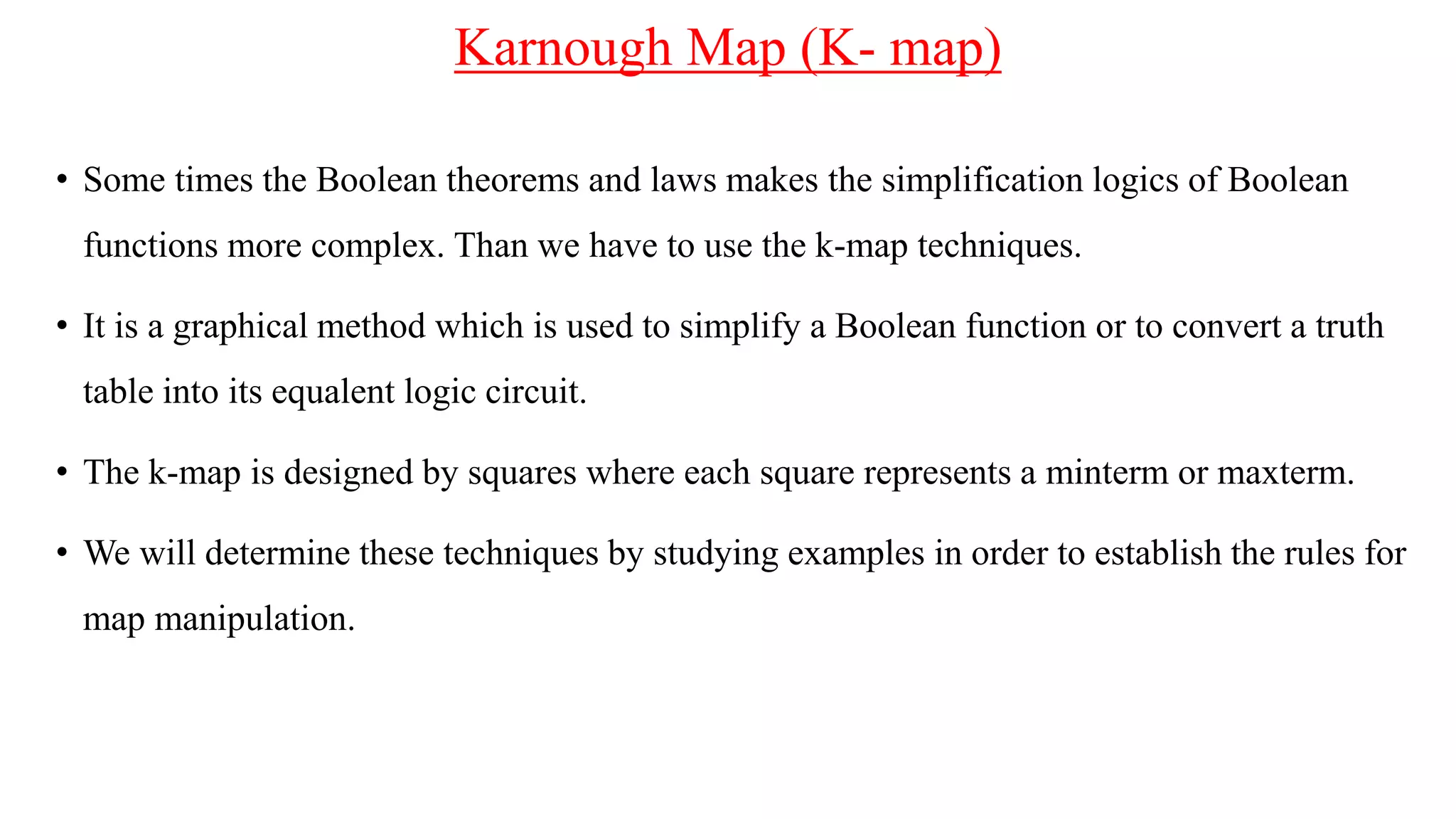 Boolean expression org. | PPTX