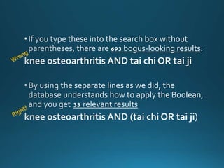 Connecting Search Terms with Boolean Operators | PPT