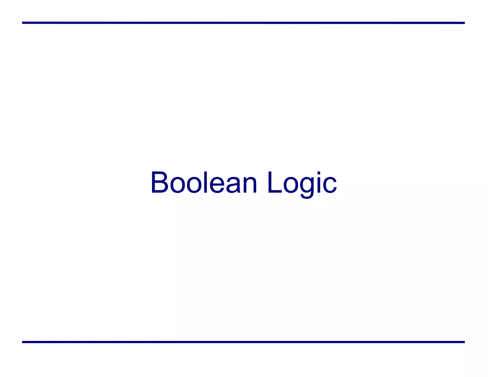 Boolean Logic Odp Computing Technology And Computing
