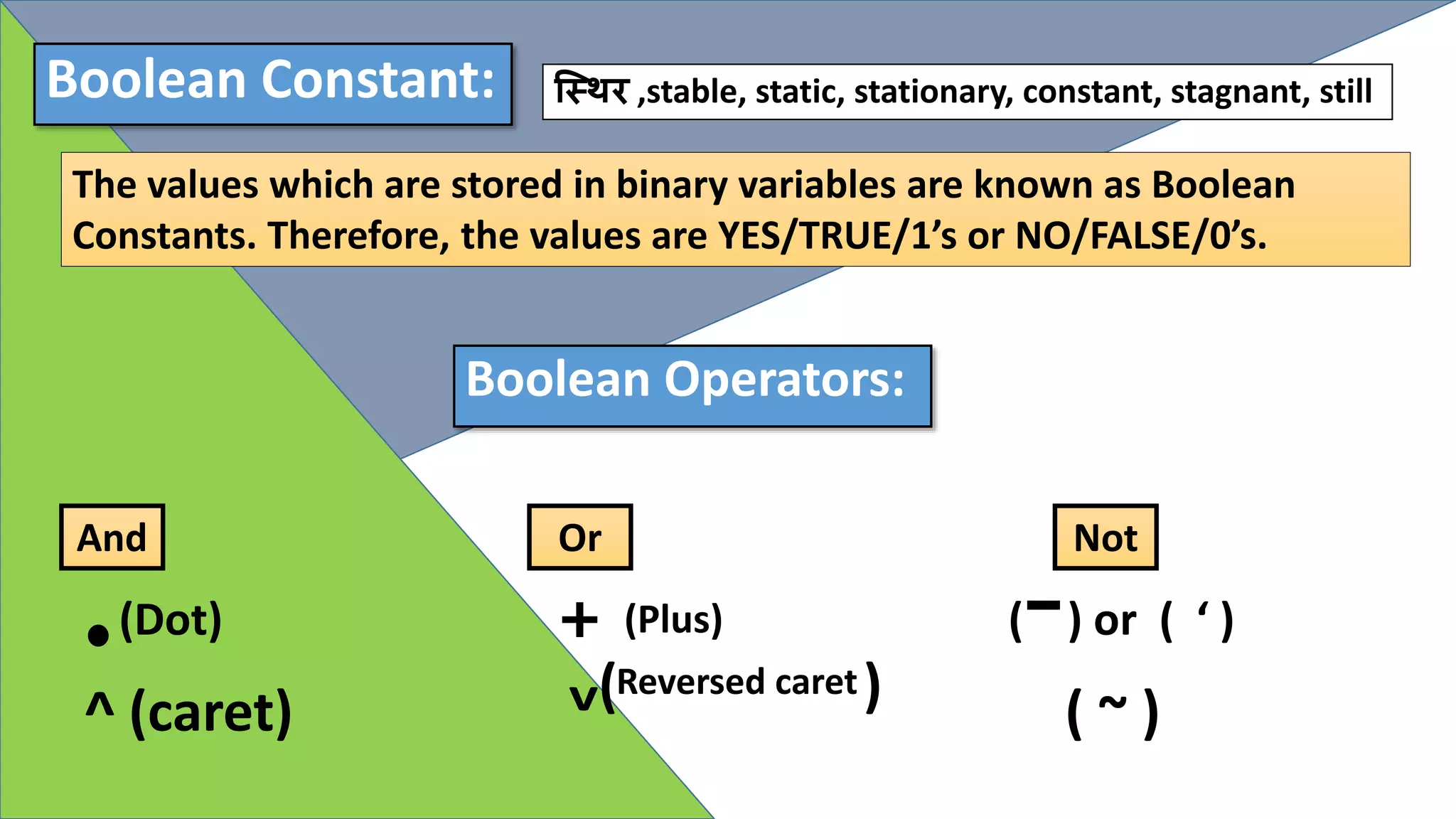 Boolean logic | PPTX