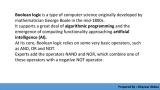 11. Boolean logic | PDF