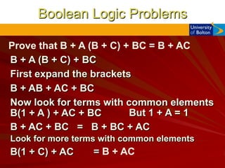 Boolean Logic Example | PPTX