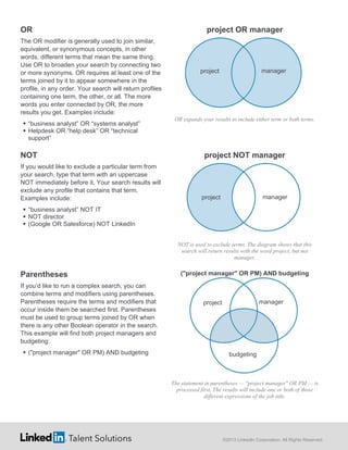 Boolean modifiers tipsheet_051812_0 | PDF | Resume Writing and Advice ...