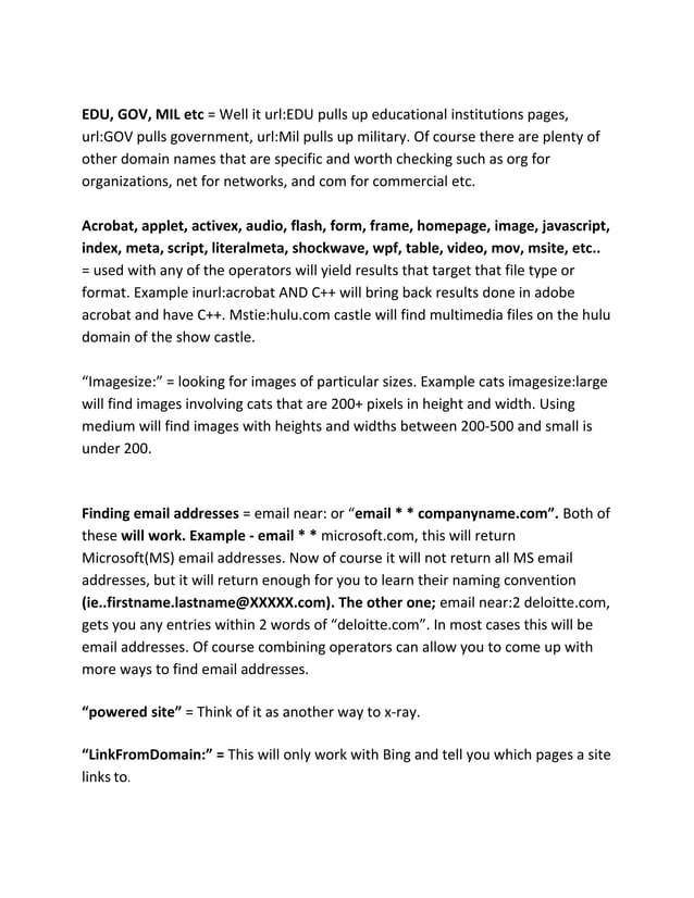 Boolean operators | PDF