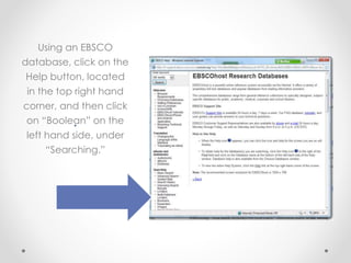 Boolean operators online | PPTX
