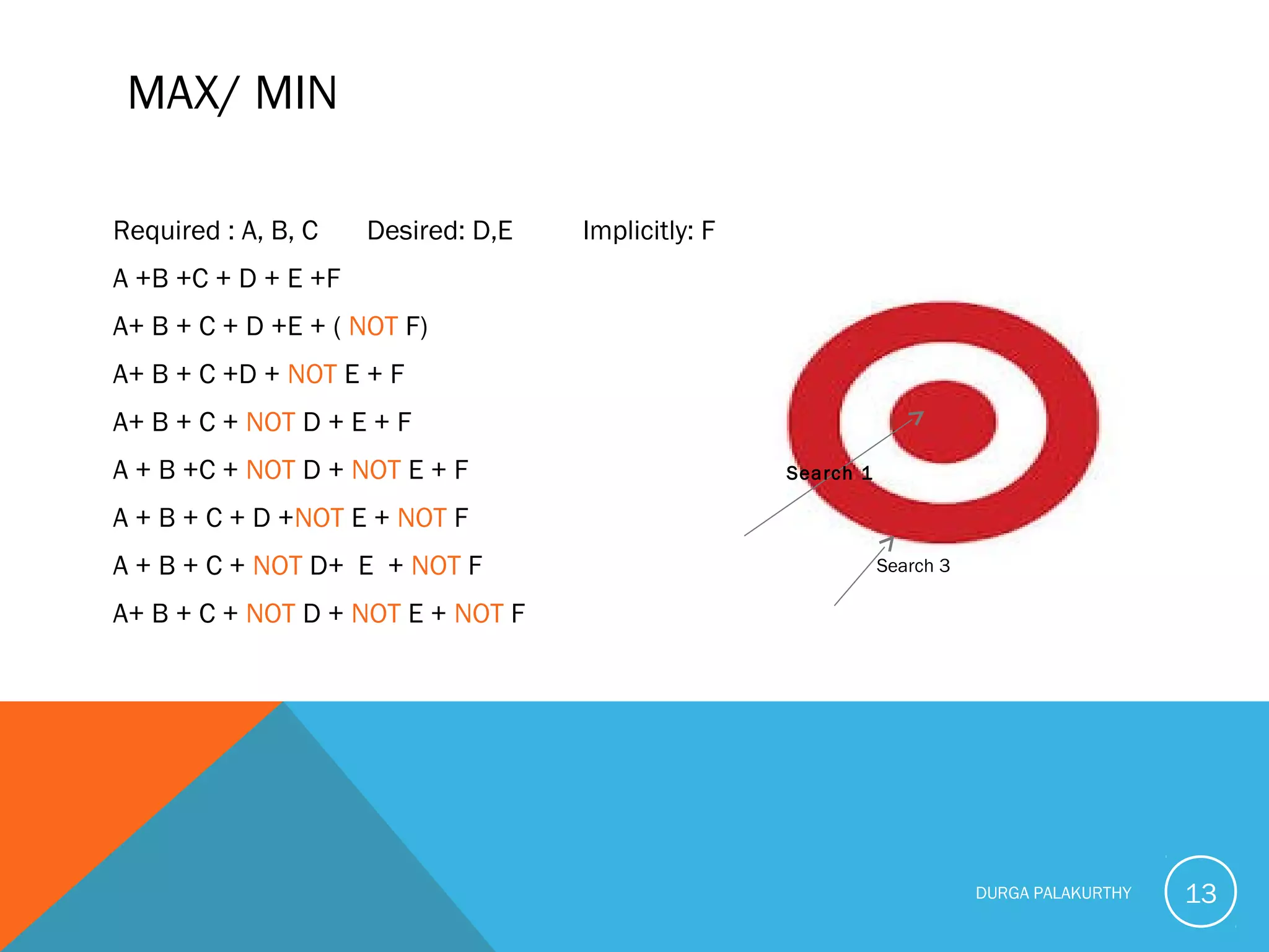 Boolean Search.. A Basic Level for internal KT/Reference material | PPT