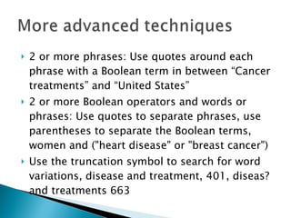 Boolean Searching | PPT