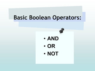 Boolean searching | PPT