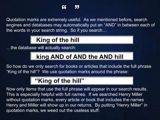 Boolean Searching | PPT