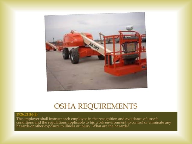 Boom lift training | PPT