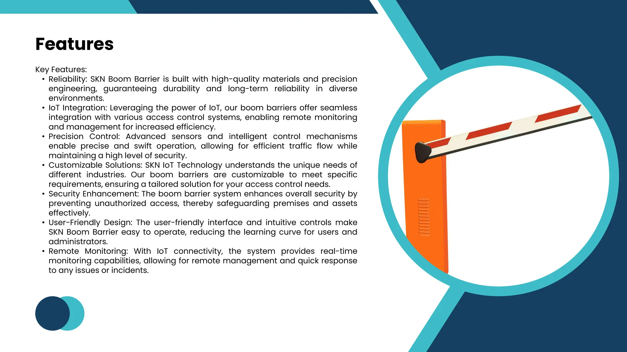 SKN Automatic Boom barrier | PPTX