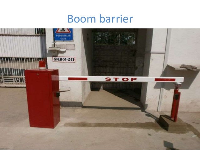 Boom barriers