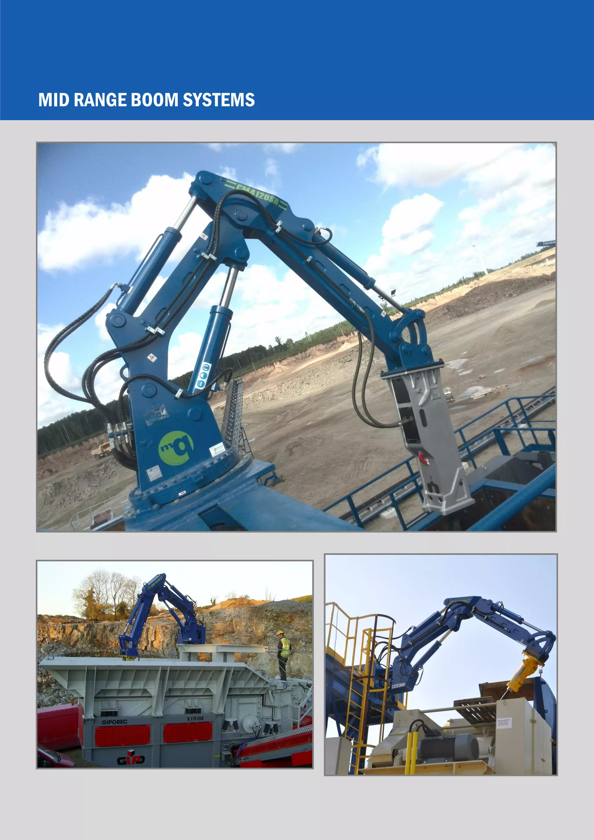 McQuaid Engineering Rock Breaker Boom Brochure | PDF