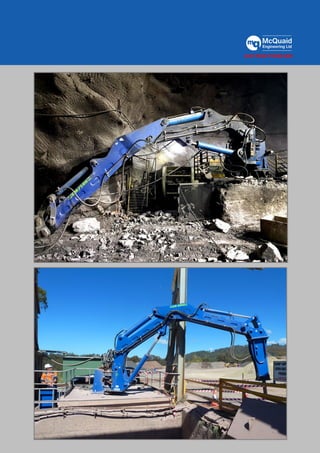 McQuaid Engineering Rock Breaker Boom Brochure | PDF
