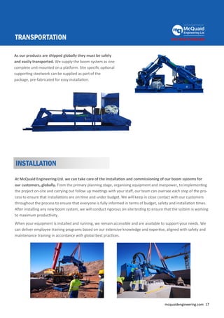 McQuaid Engineering Rock Breaker Boom Brochure | PDF