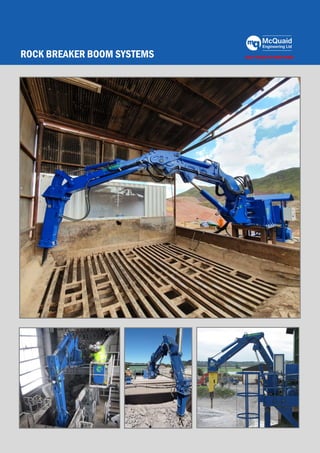McQuaid Engineering Rock Breaker Boom Brochure | PDF