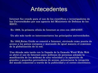 El boom de internet | PPT