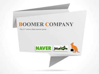 Boomer 마케팅2팀 네이버&멜론 제안서 | PPTX