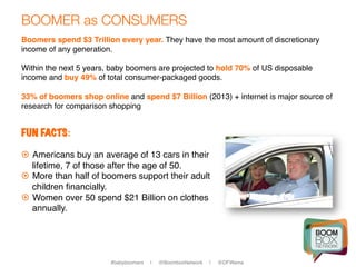 Baby Boomers: that sweet spot marketing demographic in the middle of ...