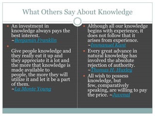 Boom! goes the knowledge | PPT