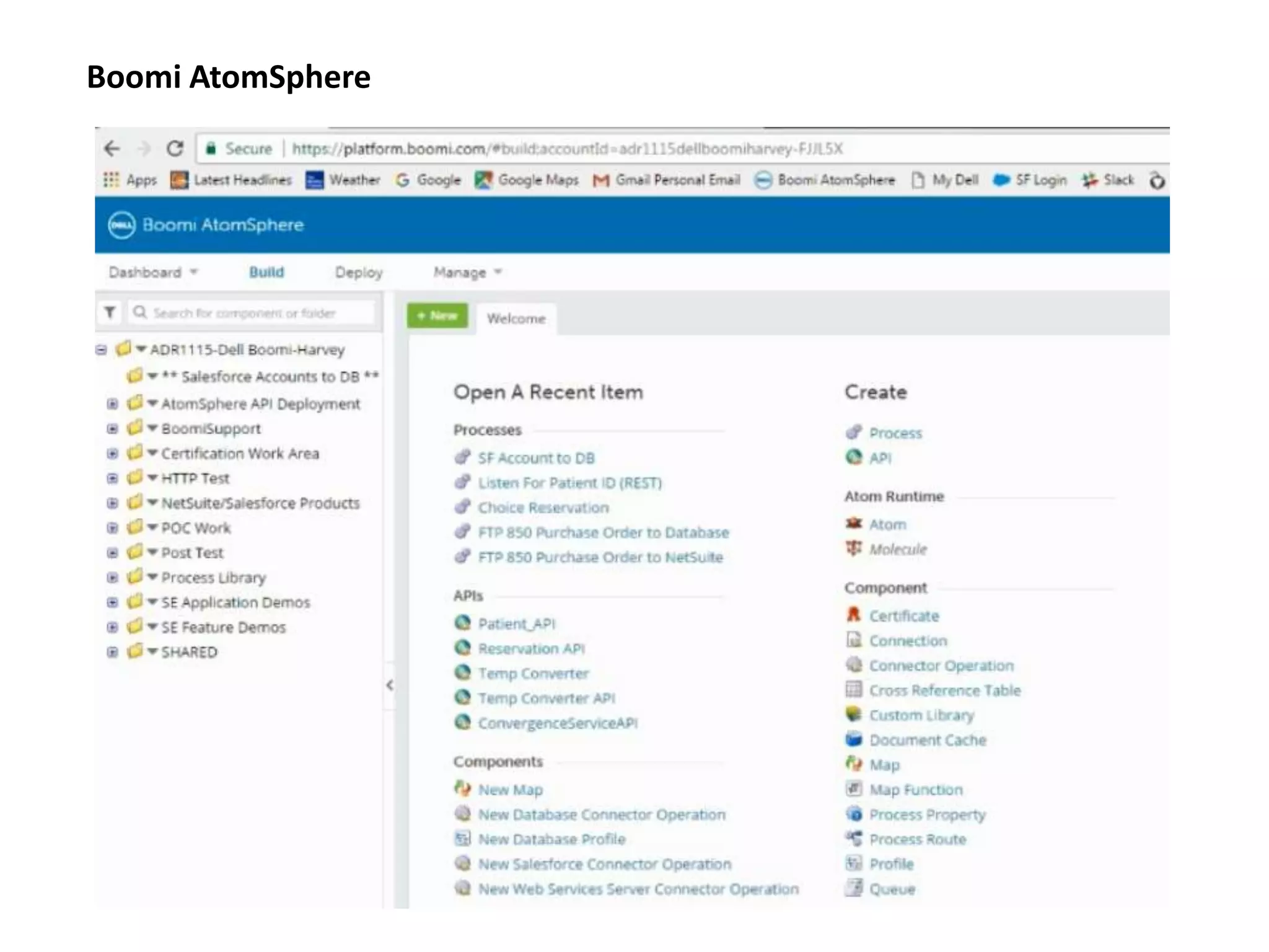 Dell Boomi Integration With Salesforce Pptx Databases Computer