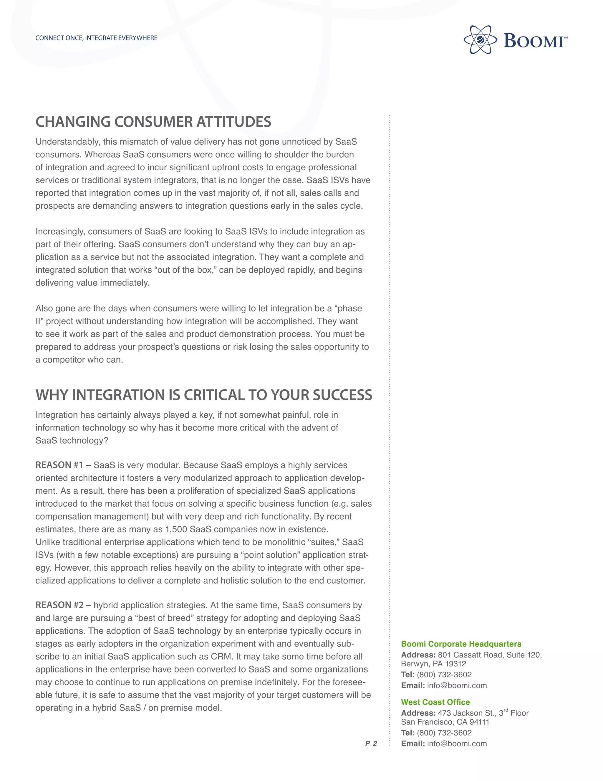 Boomi Whitepaper Integration Strategies 1 | PDF