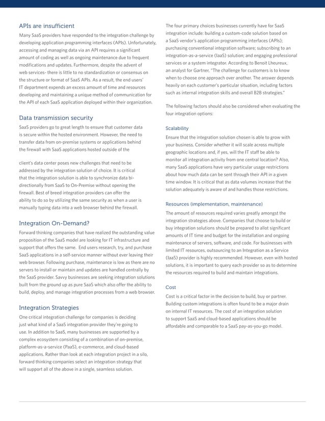 Boomi whitepaper the_quest_for_cloud_integration_strategy_final | PDF | Cloud Computing | Internet