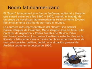 Boom latinoamericano | PPTX