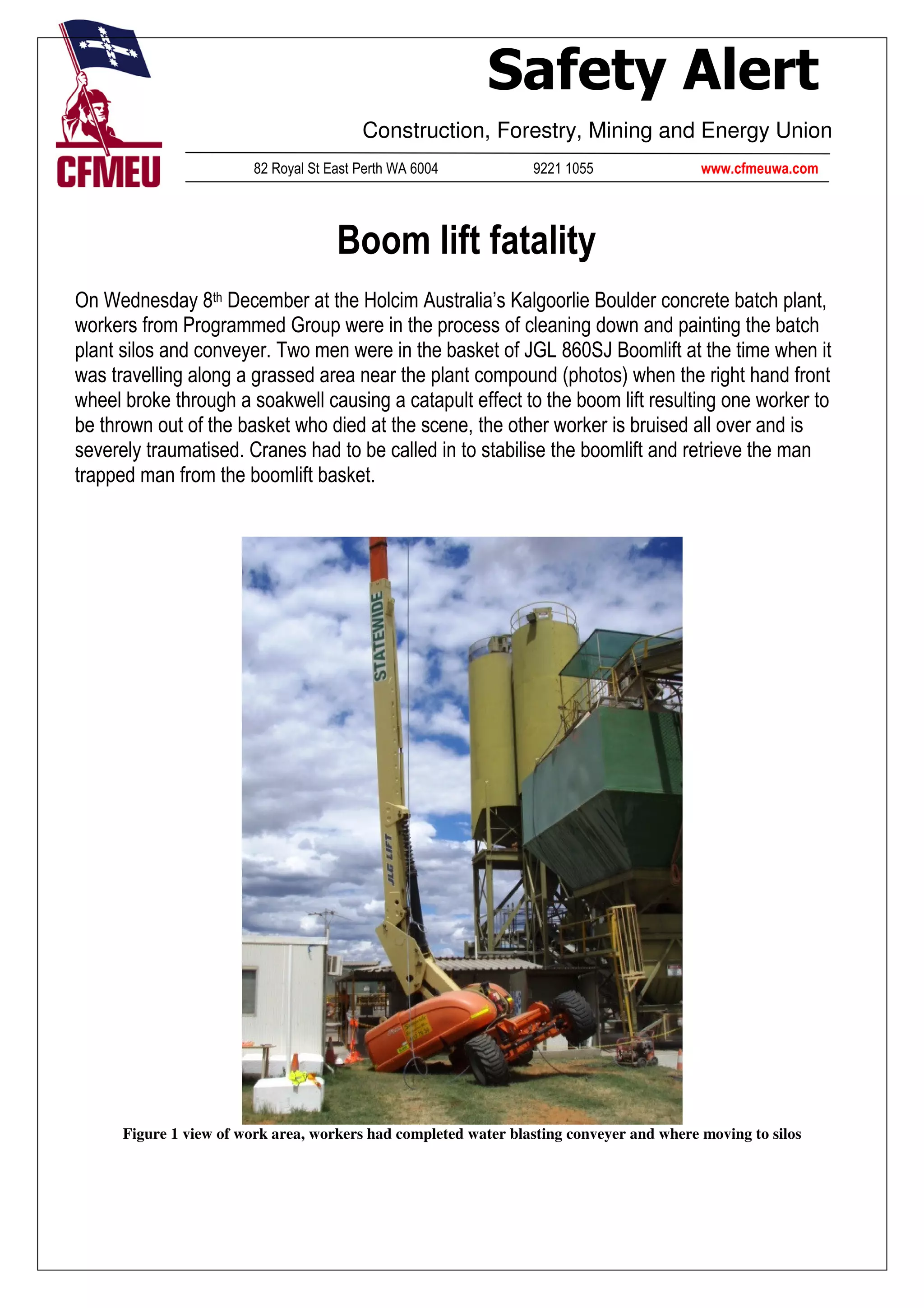 Boomlift Fatality (2) | PDF