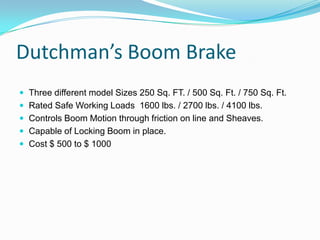 Boom Brakes & Preventers | PPTX