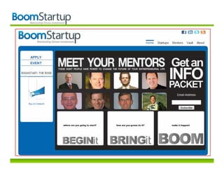 Boom startup overview | PDF