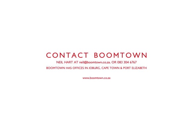 Boomtown Brochure | PDF