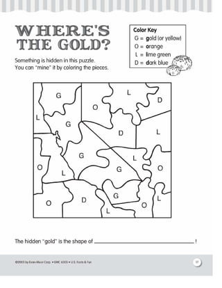 BoomTown worksheet: Go for the Gold | PDF