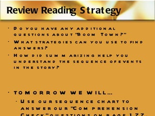 Boom town powerpoint | PPT