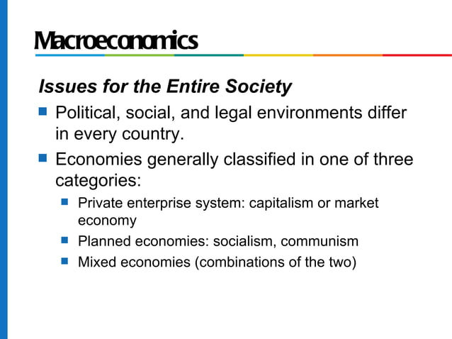 Chapter 3: Economics | PPT