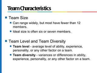 Chapter 9: Teamwork | PPT | Human Resources | Business