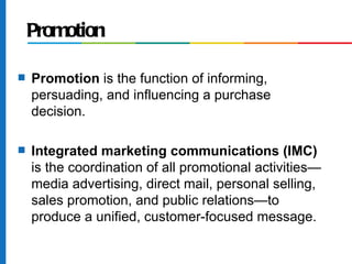 Chapter 13: Promotion, Pricing | PPT