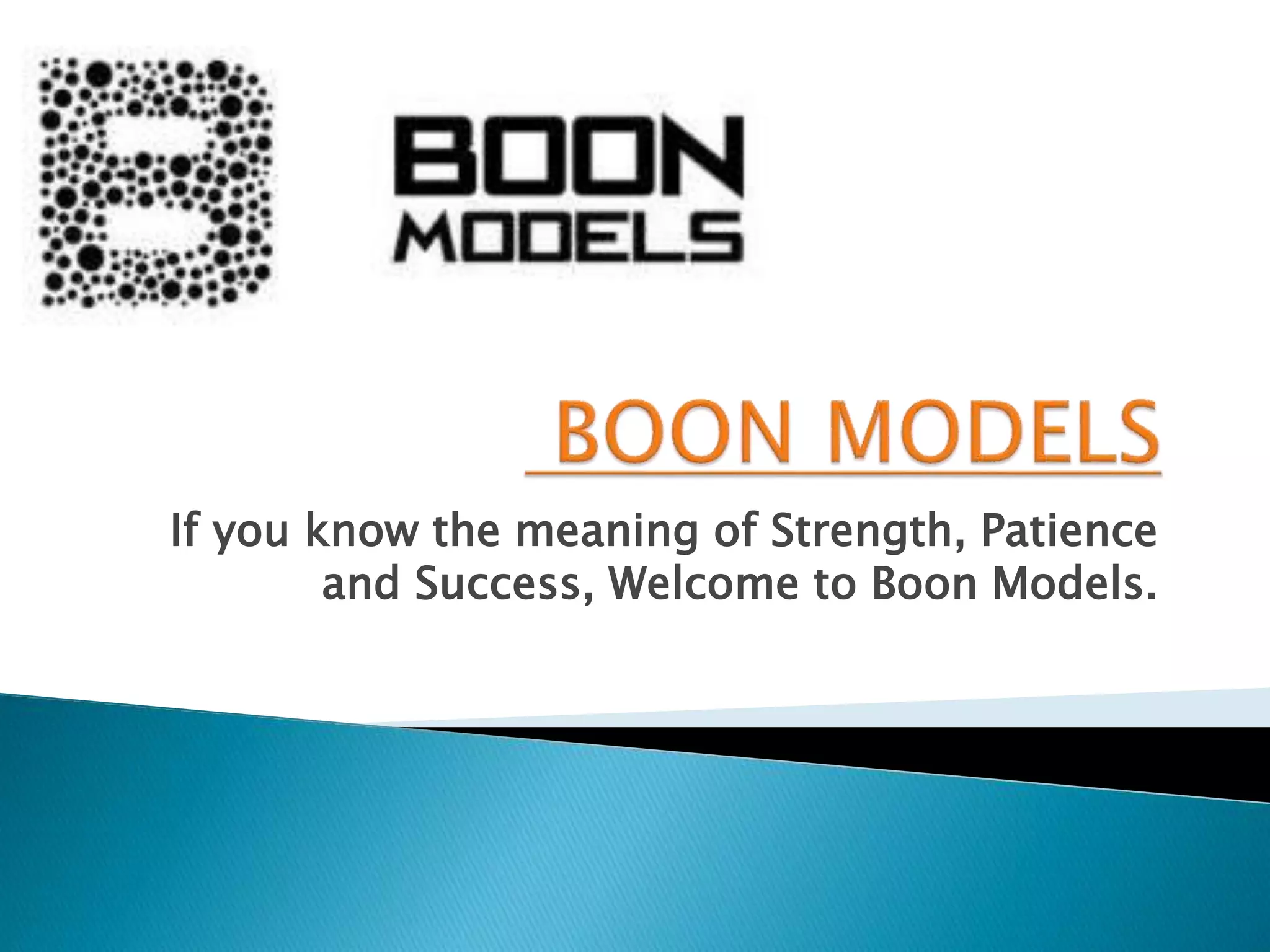 Boon models | PPT