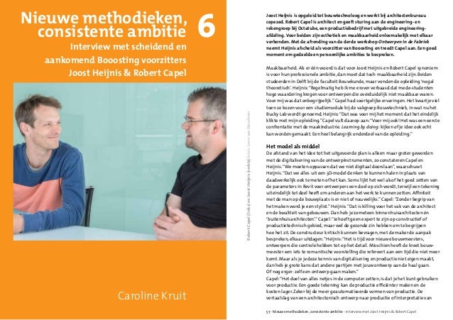 2016 Booosting Boek Digitaal Vakmanschap in de Archituur - Interview