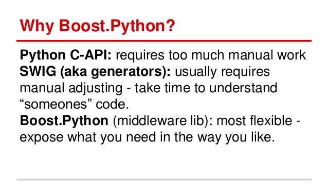 Boostpython C And Python Integration 2795
