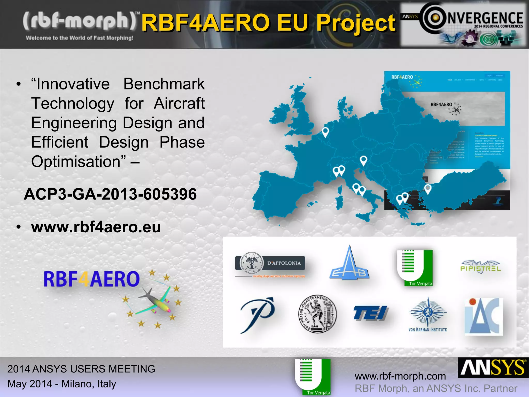 How to Boost ANSYS Fluent Adjoint Using RBF Morph Software | PPT