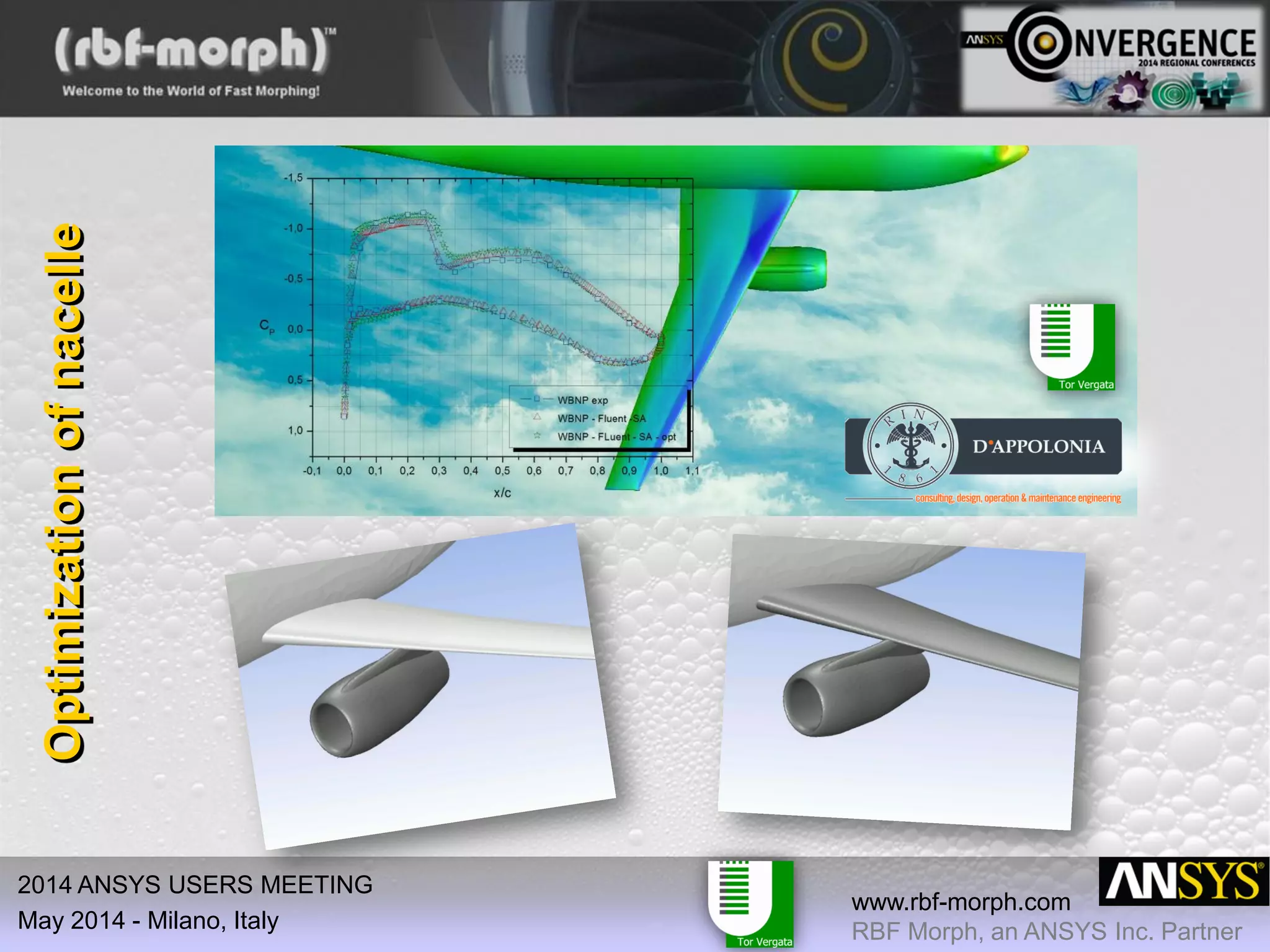 How to Boost ANSYS Fluent Adjoint Using RBF Morph Software | PPT