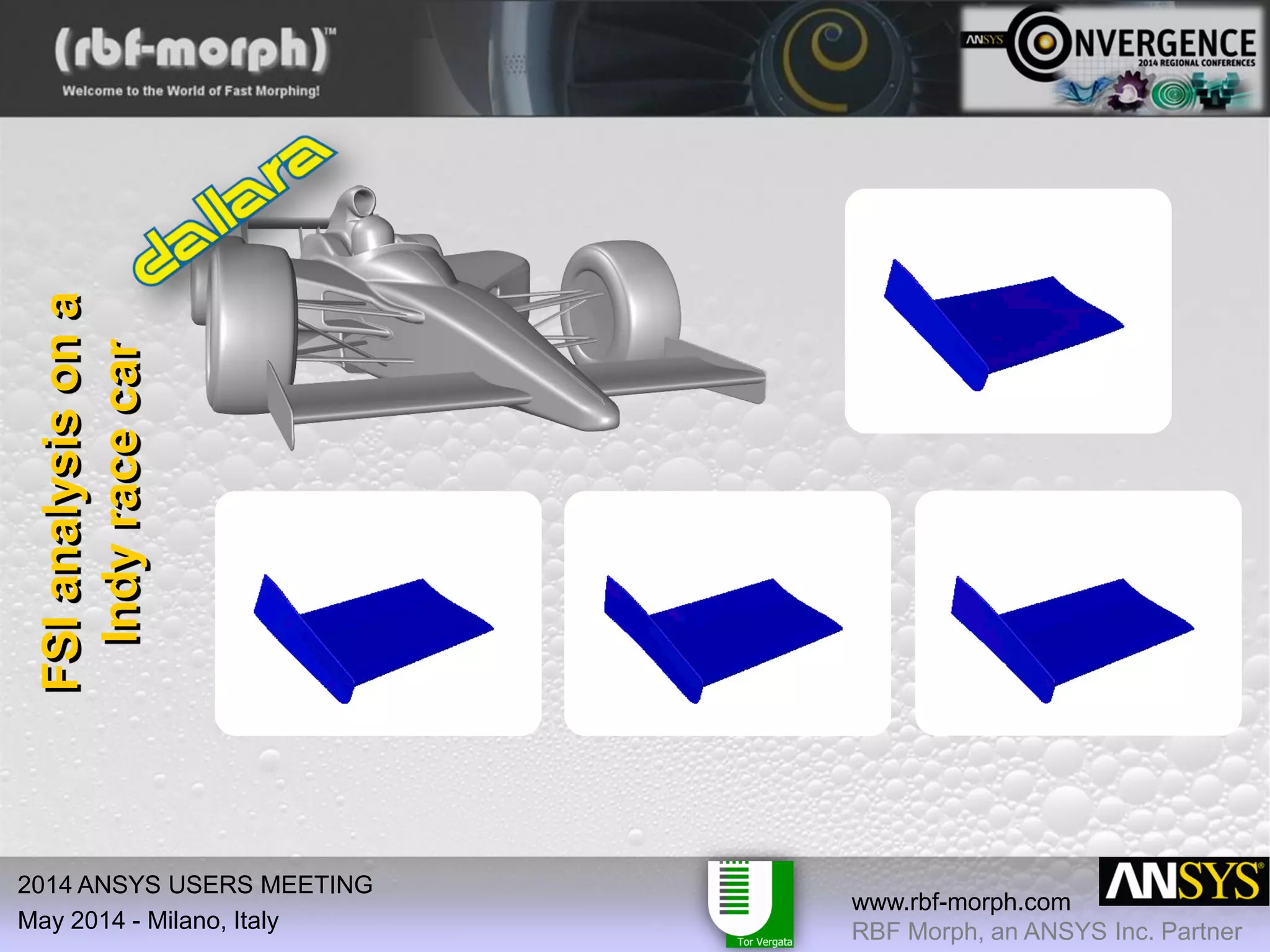 How to Boost ANSYS Fluent Adjoint Using RBF Morph Software | PPT