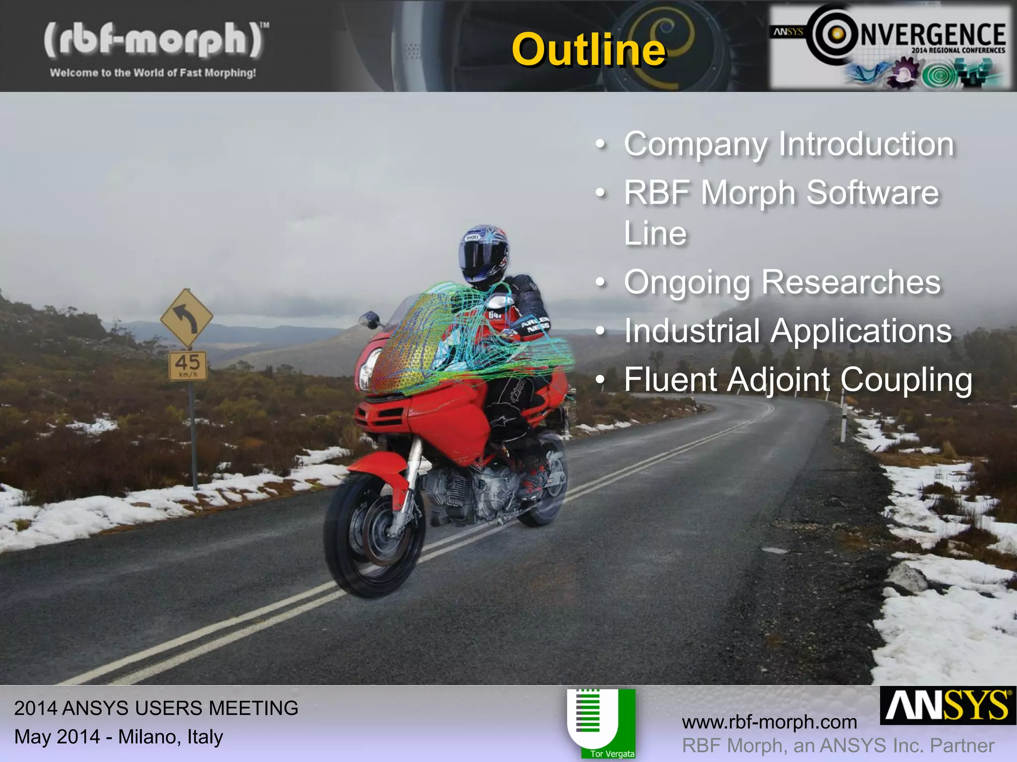 How to Boost ANSYS Fluent Adjoint Using RBF Morph Software | PPT