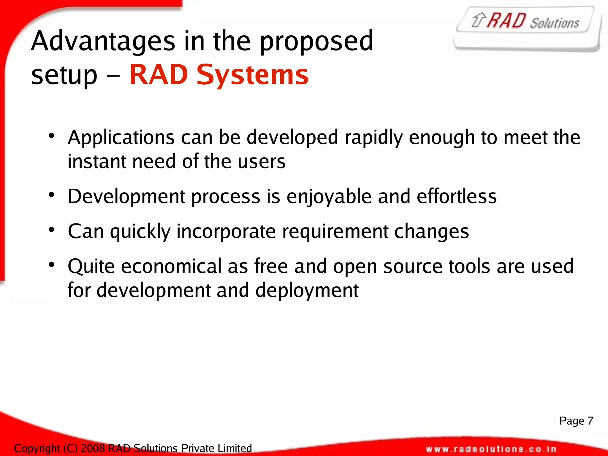 Boost the productivity of your organization through RAD | PPT
