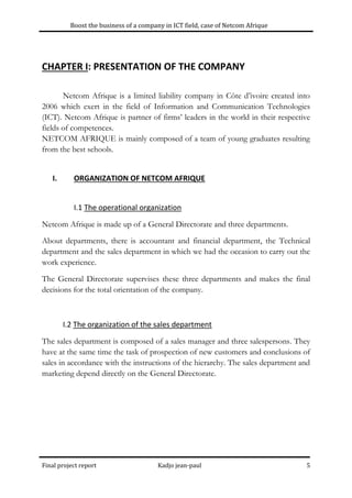 Boost business in ict field | PDF