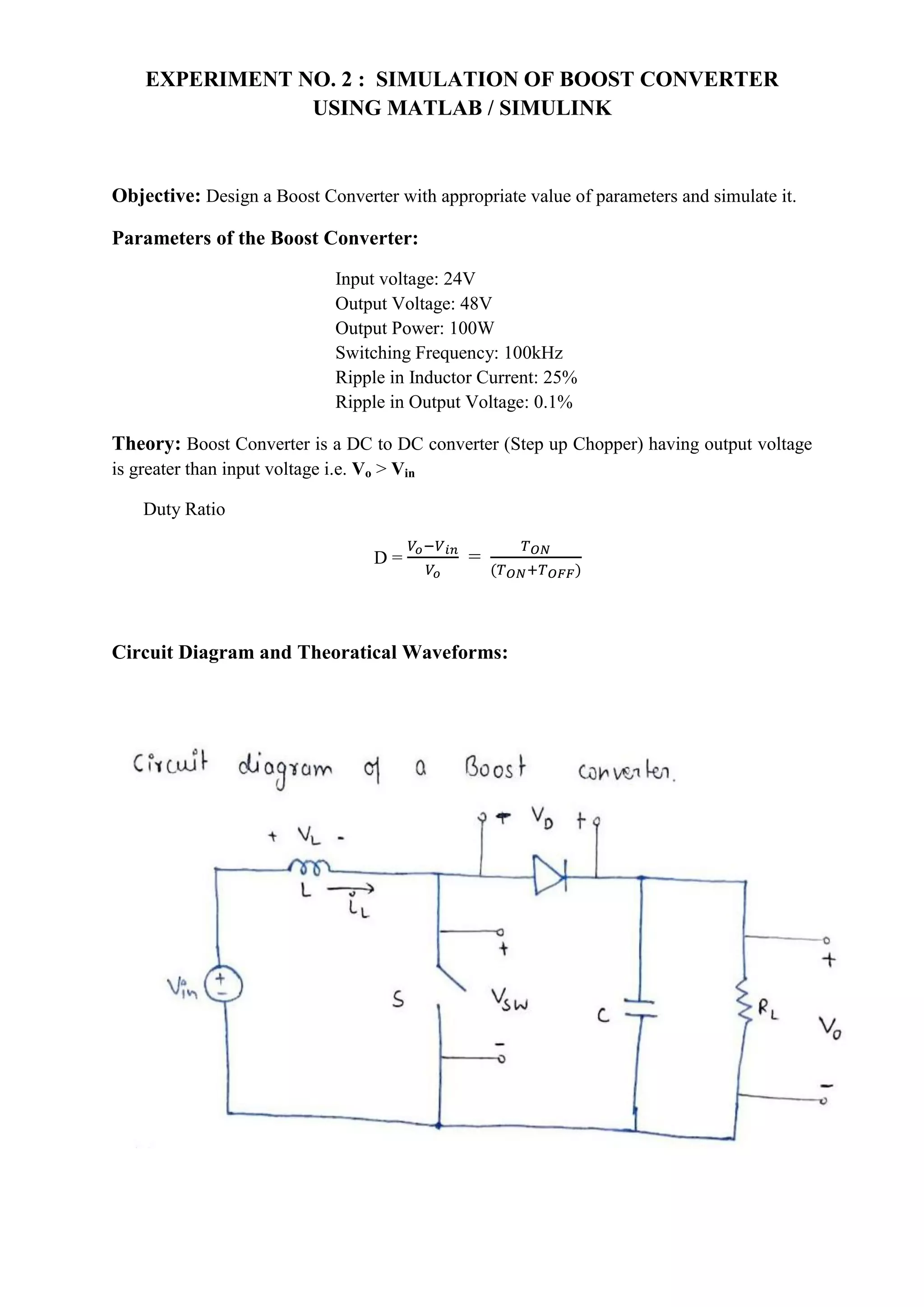 Boost Converter simulation model.pdf