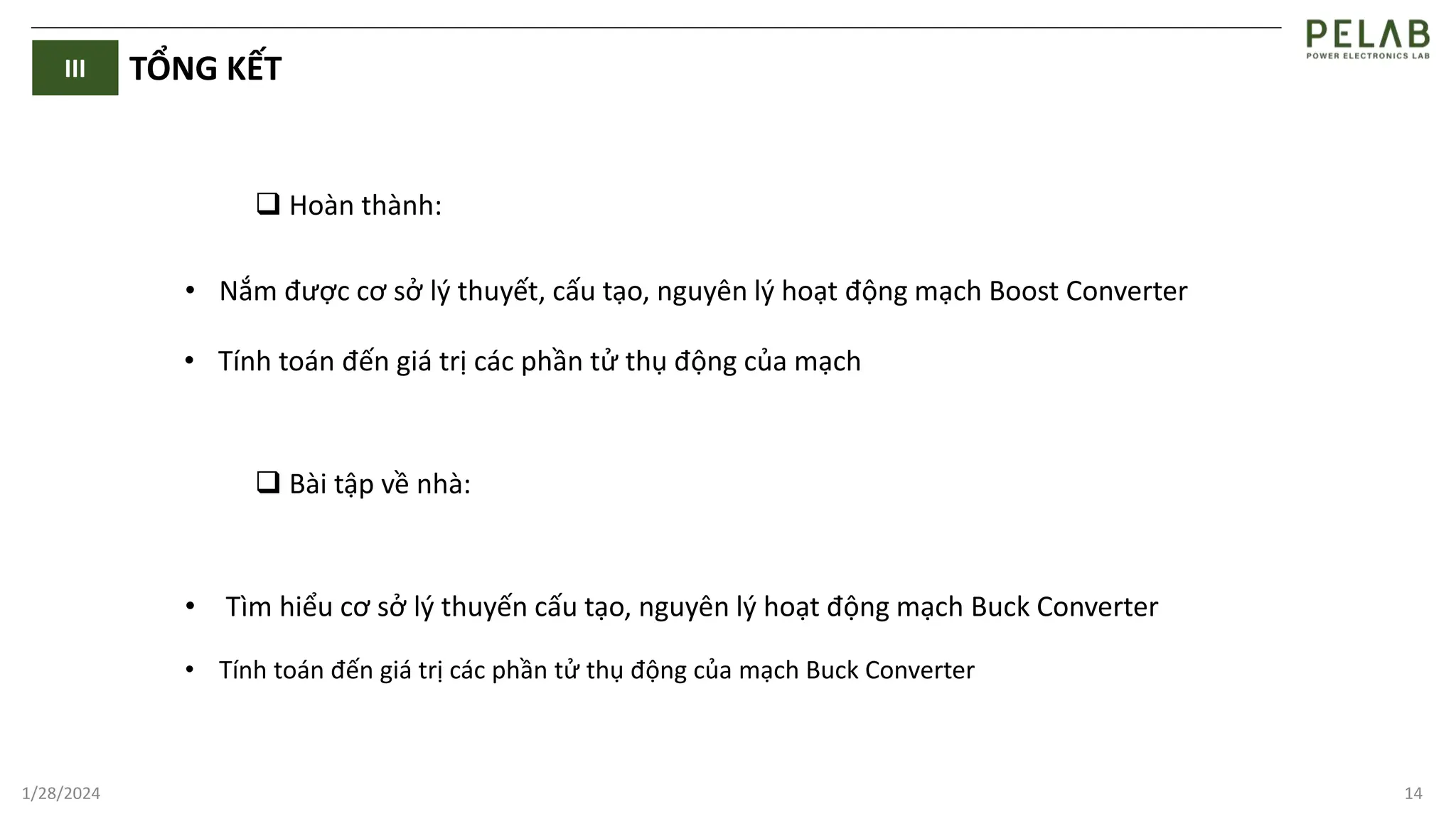 Boost converter.pptx (Bộ biến đổi tăng áp một chiều) | PPTX