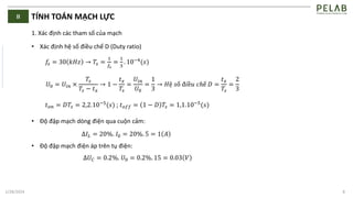 Boost converter.pptx (Bộ biến đổi tăng áp một chiều) | PPTX